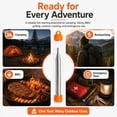 Telescopic Stainless Steel Blow Fire Tube, Portable Pocket Fire Starter ...