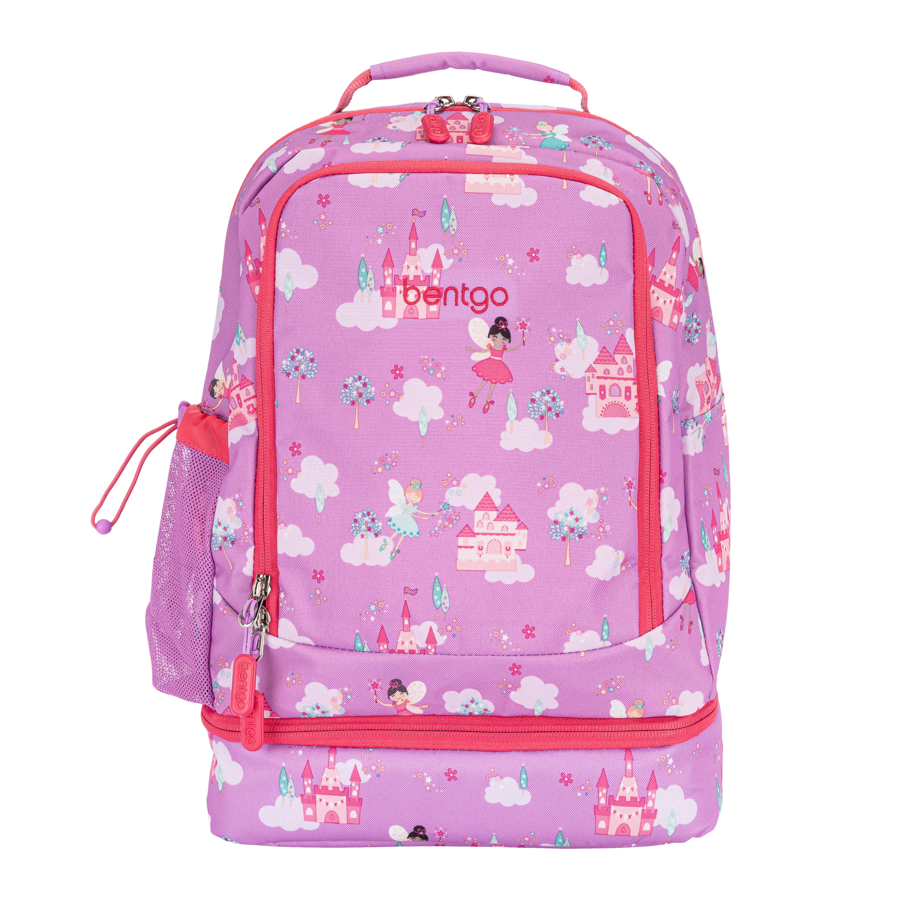 Bentgo Kids Prints 2-in-1 Backpack & Insulated Lunch Bag - Pink Fairies ...
