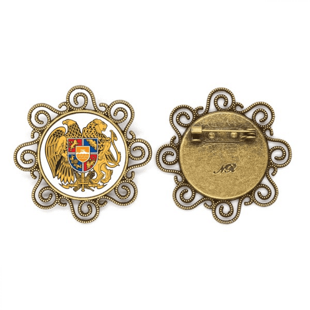 yerevan armenia national emblem flower brooch pins jewelry for girls ...