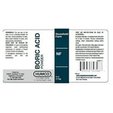 Humco Boric Acid Powder NF - 6 oz HSA/FSA Eligible - Walmart.com