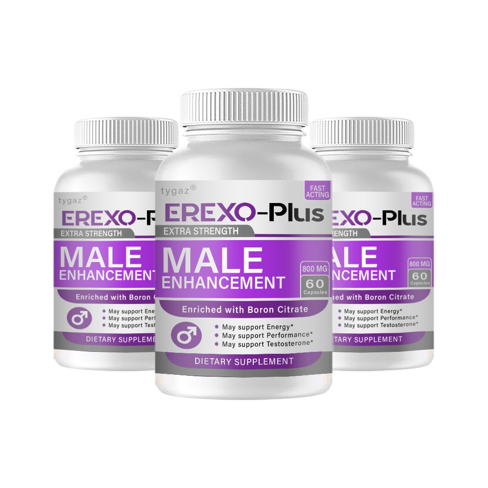 (3 Pack) ErexoPlus - Erexo Plus Extra Strength - Walmart.com