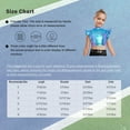 inhzoy Kids Girls Metallic Jazz Hip-Hop Dance Shirt Rhinestone Adorned ...