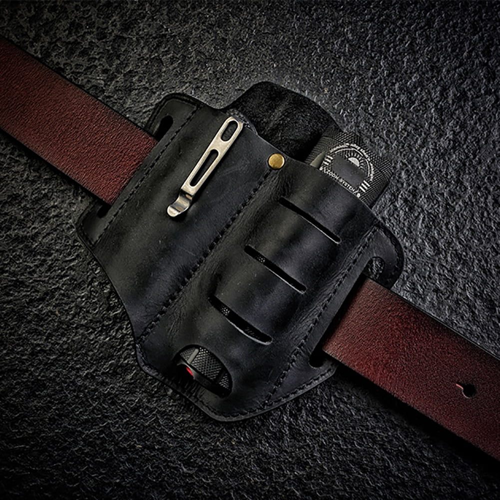 Hand Tools Knives, Parts & Accessories VIPERADE EDC Leather Sheath Belt ...