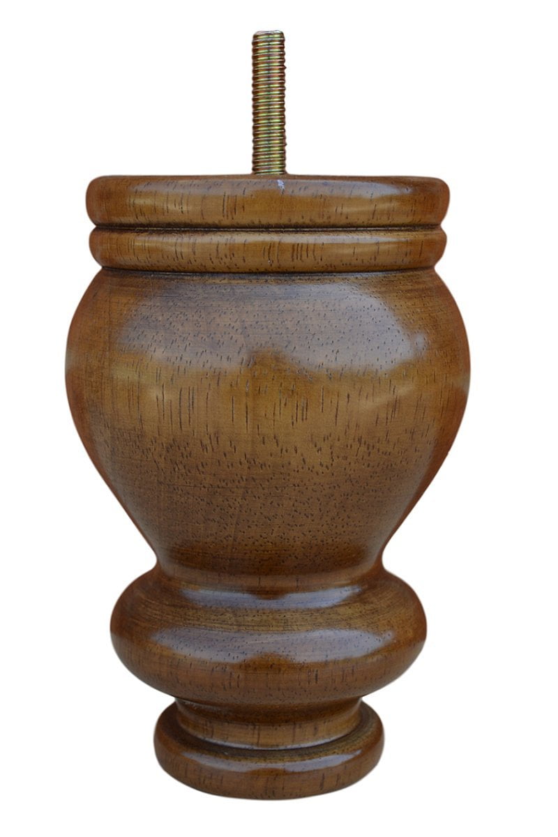 BingLTD - 5" Walnut Profile Hardwood Sofa Legs - Set of 4 (P090-163 ...