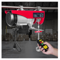 Wireless Electric Hoist 440 lbs, 110V Steel Wire Winch with Remote ...