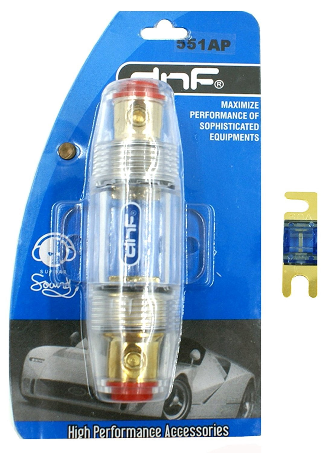 DNF ANL Mini Fuse Holder 8 Gauge (FREE 60 AMP ANL MINI FUSE) - Walmart.com