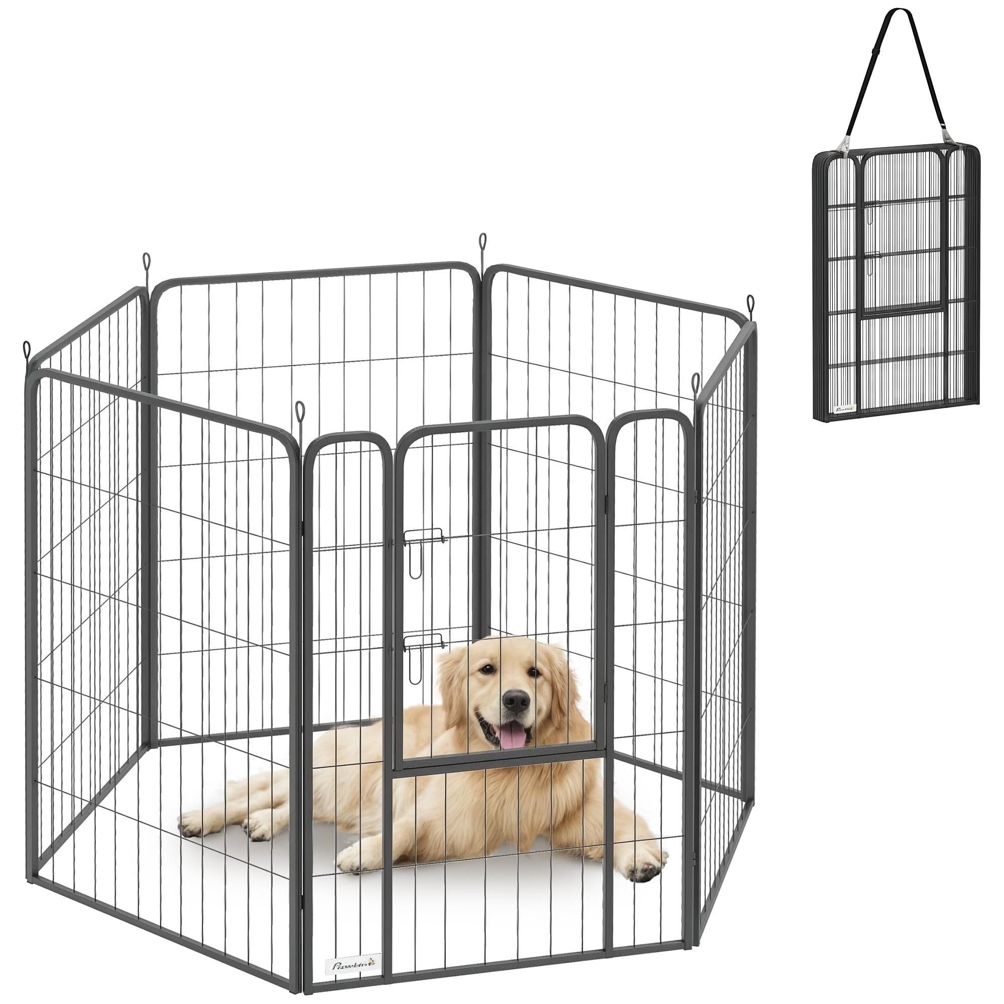 Click here for Pawhut 6 Panels Dog Playpen  39 Height Foldable Do... prices