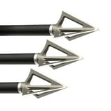 Free Shipping! G5 Montec 100-Grain Steel Broadhead 3 Pack with Cut-On ...