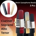 chengsi Premium Resin Plastic Reeds For Clarinet And Soprano/Alto/Tenor ...