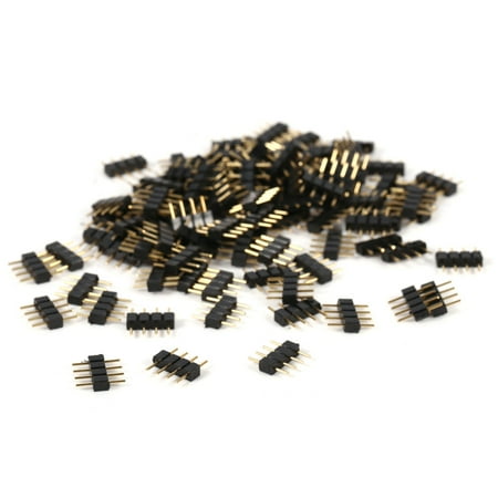 RGB Connector, Male Connector Connecter 4Pin RGB Connector Needle, DIY ...