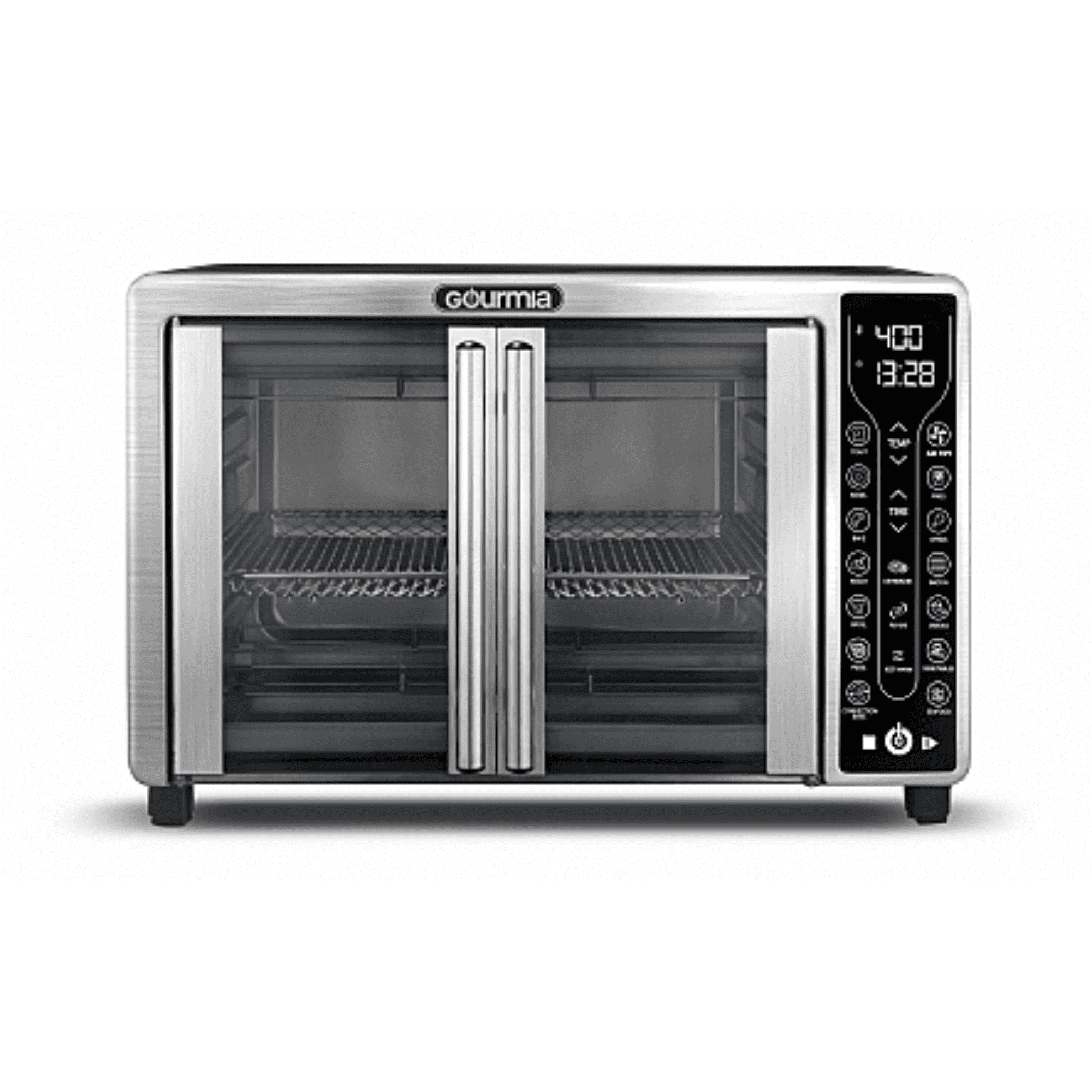 Buy Gourmia GTF7655 17 in 1 Multi-Function Digital French Door 6-Slice ...