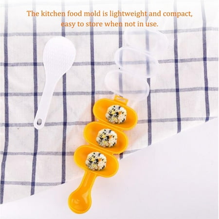 Xingzhi Rice Ball Making Mold DIY Kitchen Nonslip Handheld Roll Maker ...