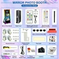Magic Mirror Photo Booth, 65'' Mirror Photo Booth with Camera and ...
