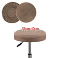 Agiufgs Round Stool Cover 14.2 to, -Soft Velvet Fabric with Elastic Hem ...