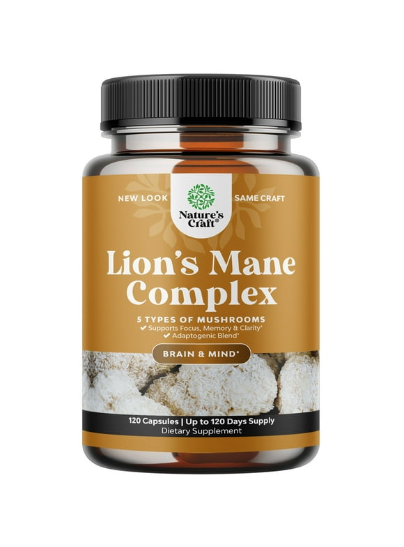 Lion's Mane in Mushroom Supplements - Walmart.com