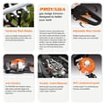 PROYAMA 26cc 2 Cycle Gas Powered Hedge Trimmer, Dual Sided 24-Inch ...