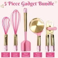 Paris Hilton 5 Piece Gadget Set with Pink Jewel Shaped Handle, Pink ...