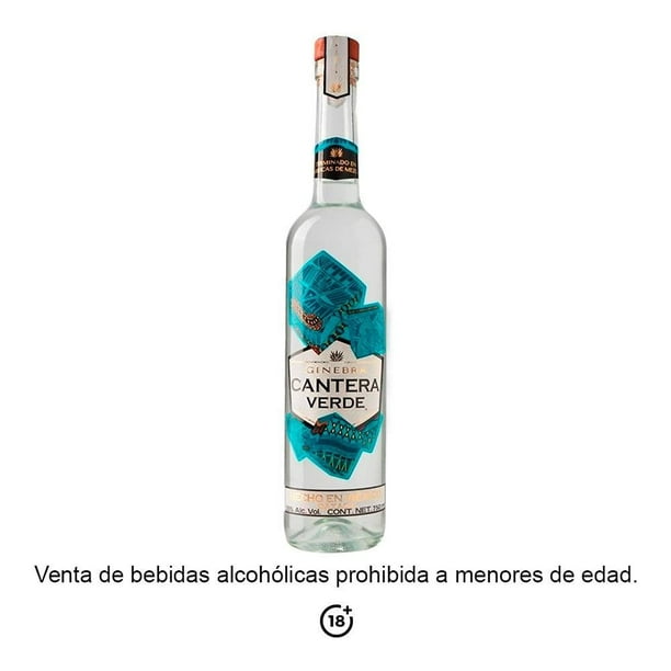 Ginebra Cantera Verde 750 ml | Bodega Aurrera en línea