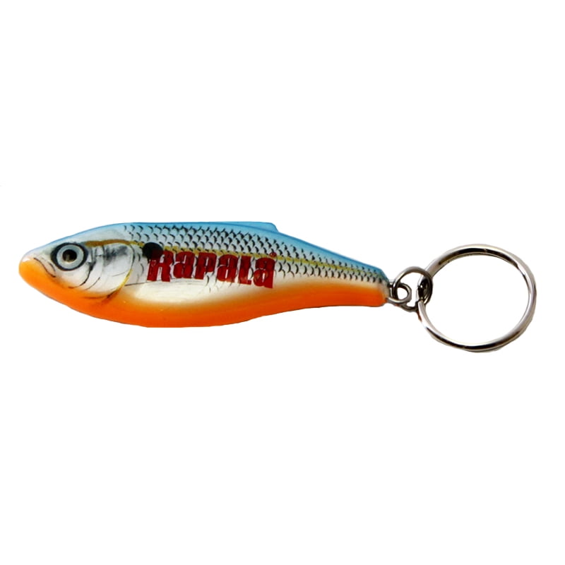 Rapala Rattlin' Rap Lure Key Ring - Silver/Blue - Walmart.com