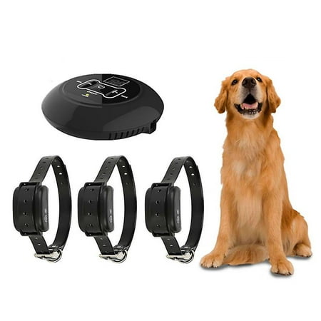 HEIBIN Pet Dog Fence With Collar Electric Wireless Waterproof Training ...