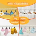 2 Pack Animals Storage Chain, 80"Hanging Storage Chain with 80 Clips ...