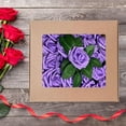25pcs Purple PE Foam Roses - 8cm Artificial Flowers for Valentine's Day ...