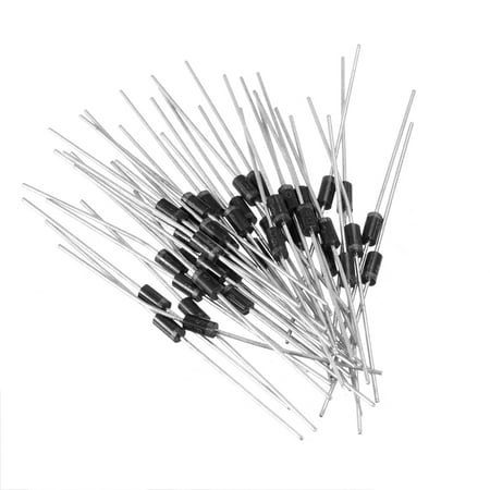 SR160 Schottky Rectifier Diode 1A 100V shaft Silastic Guard Diodes 40 ...