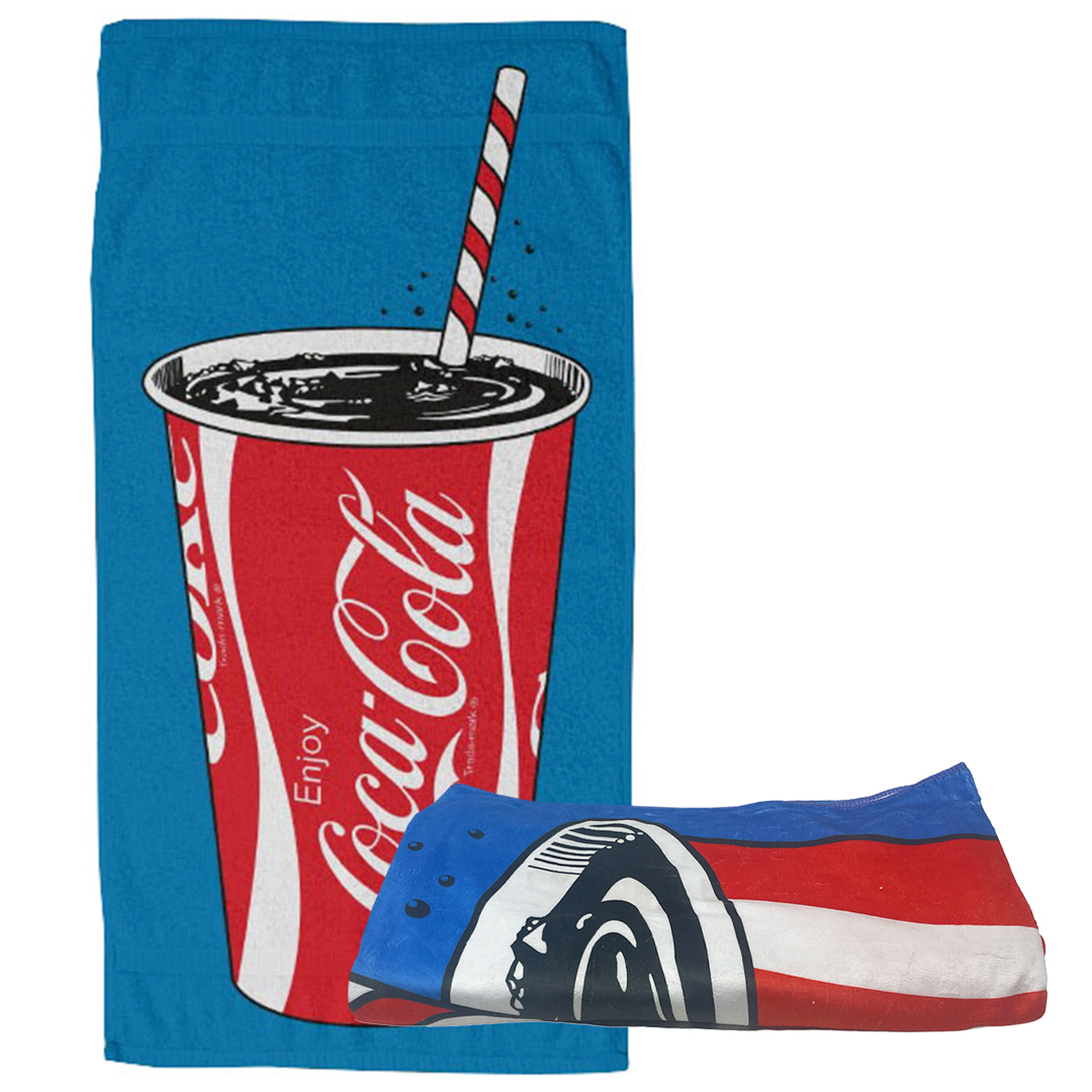 TOALLA COCA COLA AZUL VASO | Walmart en línea