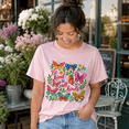 Be Kind to All Kinds Comfort Colors Shirt, Butterfly Floral Graphic Tee ...