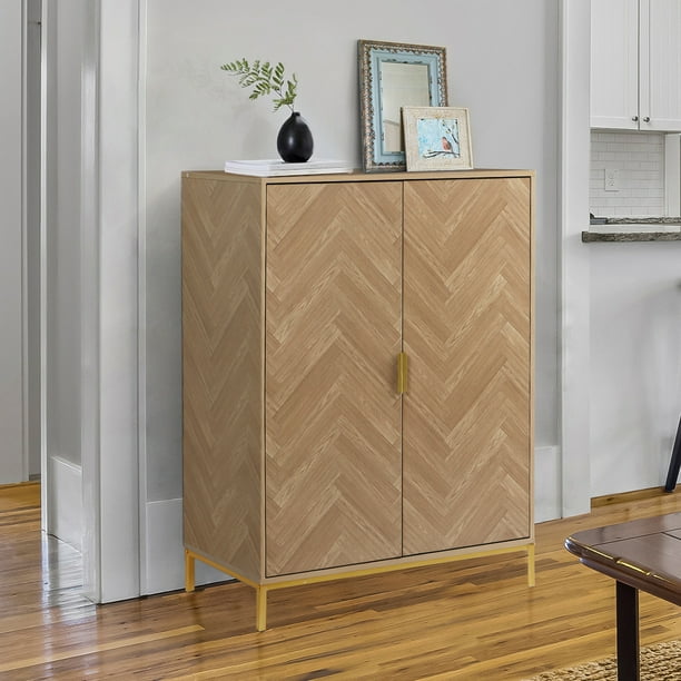 Eumyviv 43"Height Accent Sideboards and Buffet Cabinet,2 Doors Storage ...