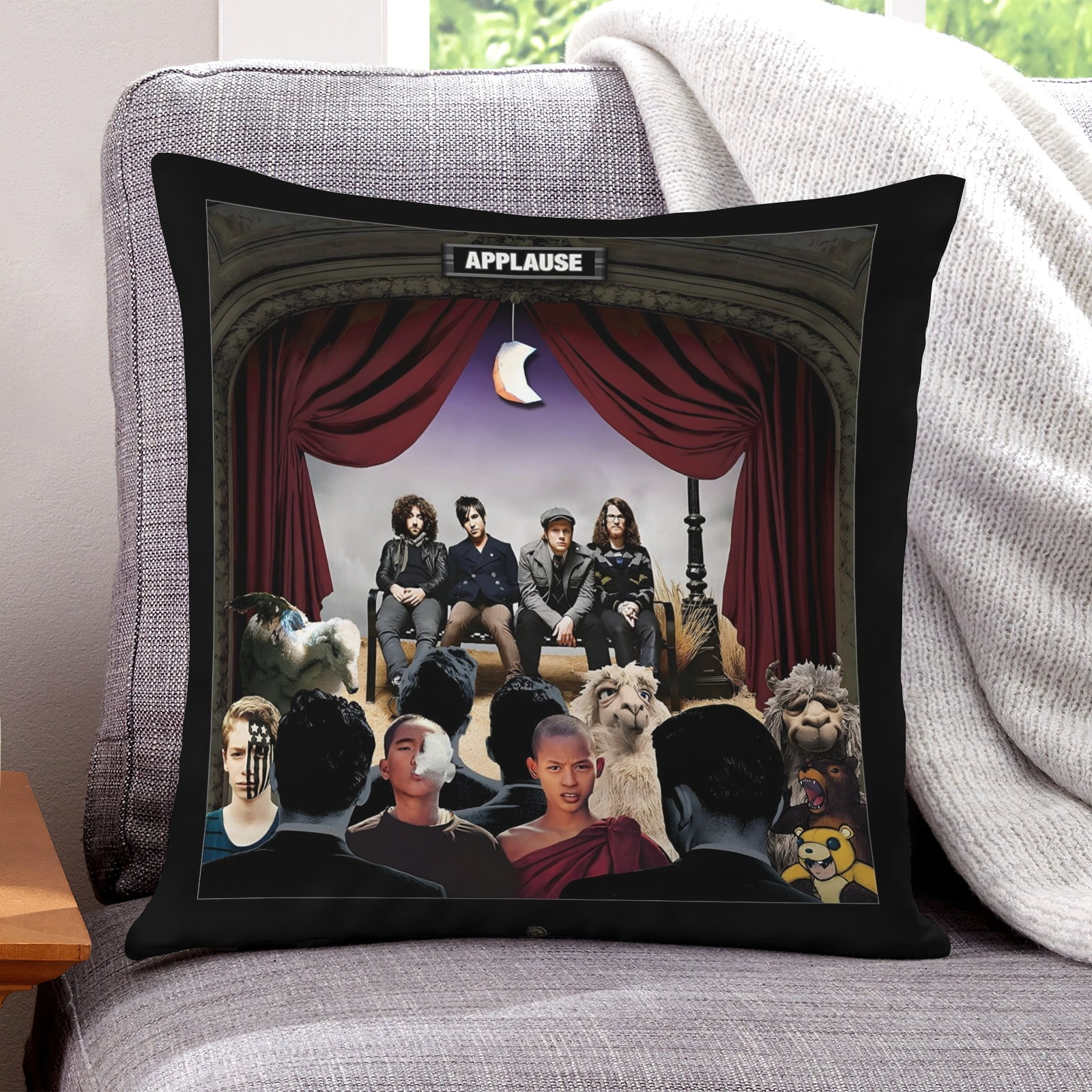 FALL OUT BOY Fundas de almohada de terciopelo con tema, regalos de ...