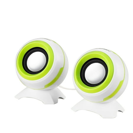 ViiTech Mini compact speakers for computer Subwoofer Speaker Computer ...