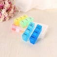 7-Day Pill Storage Box, Weekly Medicine Organizer with Tablet ...