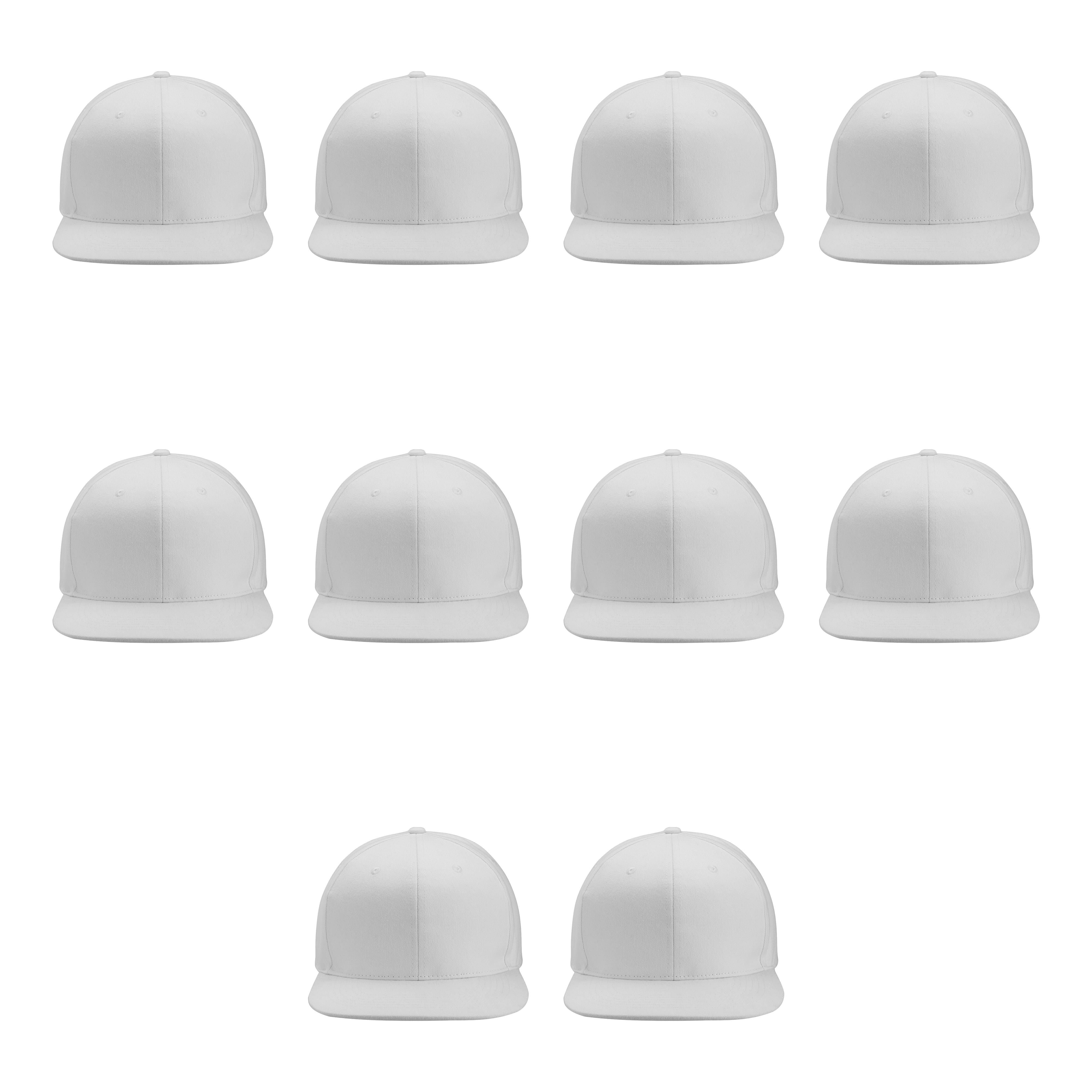 Blank White Snapback