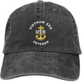 United States Navy Vietnam Era Veteran Denim Baseball Cap Hat ...