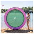 8FT Inflatable Water Hammock Floating Ring, Inflatable Floating Dock ...