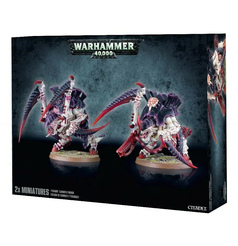 Warhammer 40k Tyranid Carnifex Brood - Thornback / Screamer-killer ...