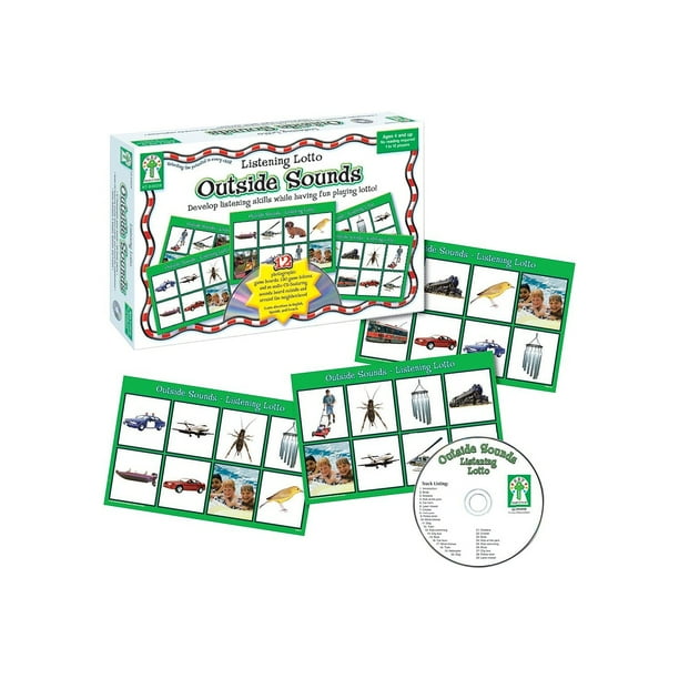 Key Education Listening Lotto: Outside Sounds Board Game, Grade Pk-1 ...