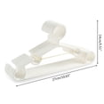 Clothes Hangers Genuine Plastic Portable Hanger Coat Plastic Hanger ...