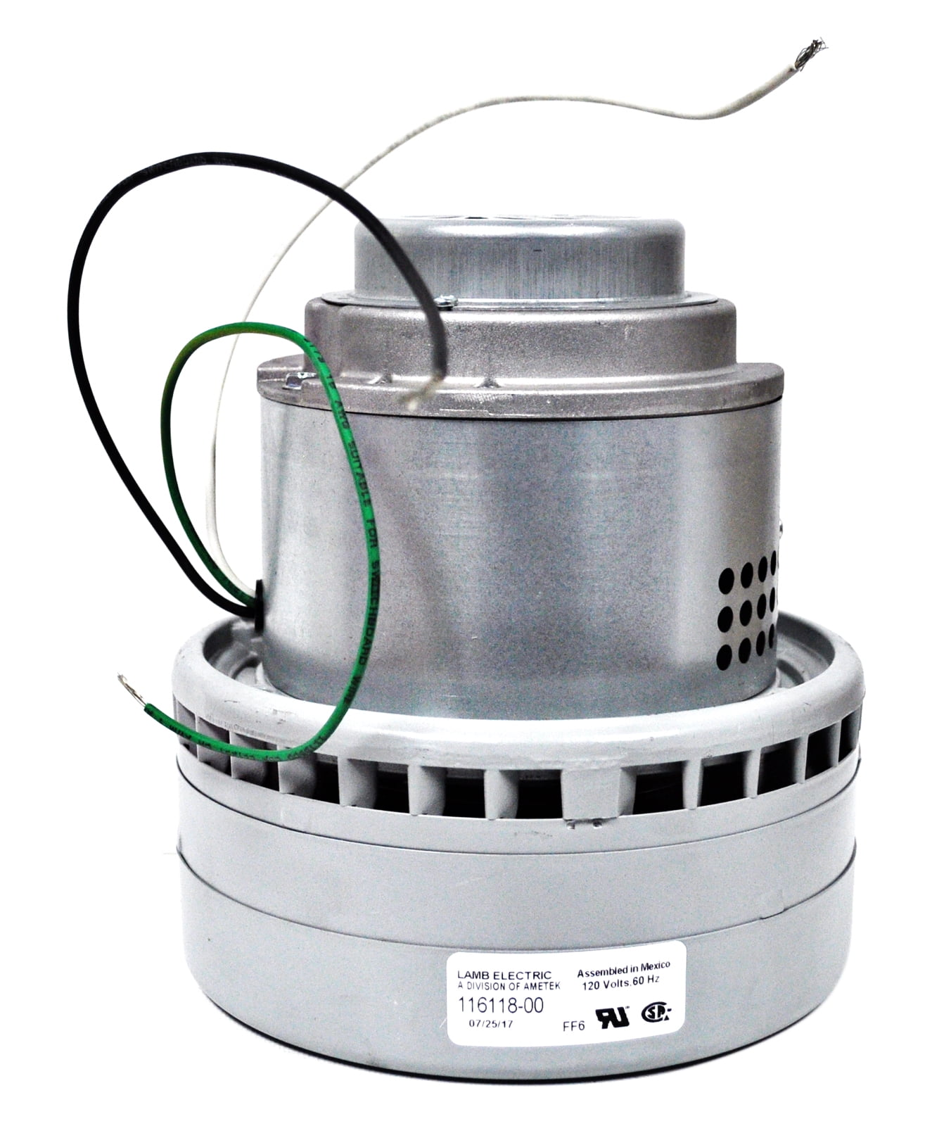 Ametek Lamb 7.2 Inch 120 Volt B/B 3 Stage Peripheral Bypass Vacuum ...