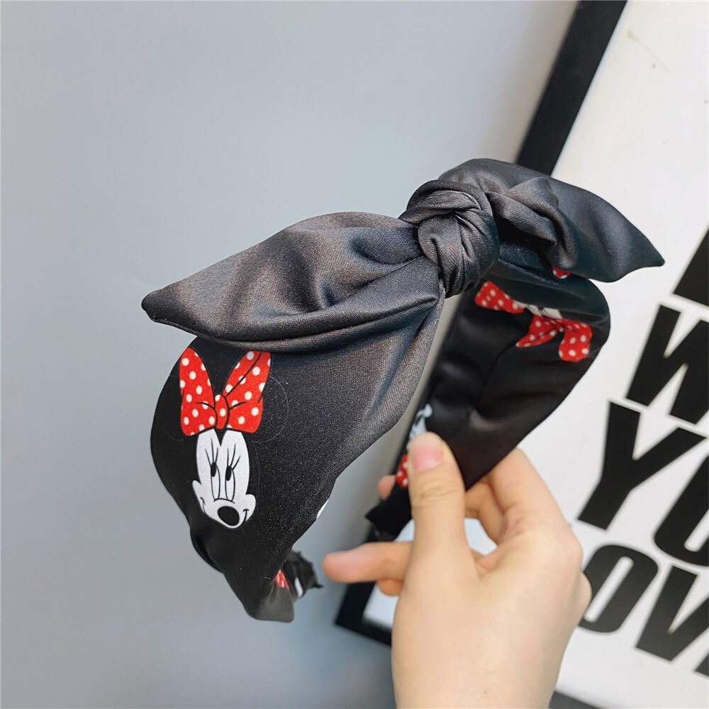 Lindo Mickey Mouse Impreso Diadema Conejo de dibujos animados Oreja ...