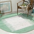 SAFAVIEH Montauk Tennyson Braided Border Cotton Area Rug, Ivory/Sea ...