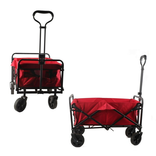 Camping Trolley,Four Wheel Folding Camping Picnic Trolley Four Wheel ...