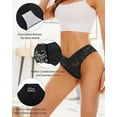 Sunm Boutique Seamless Underwear For Women Lace Panties No Show Bikini