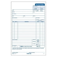 TOPS TOP4133 Spiralbound Service Invoices, 8 1/2 x 7-3/4, Two-Part ...