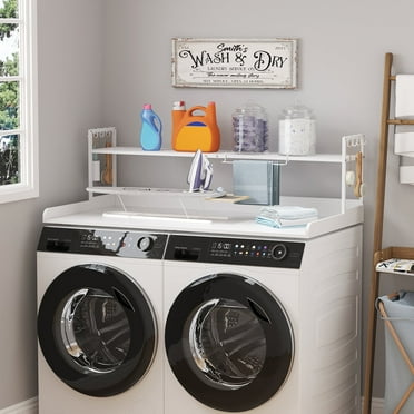"Washer Clothes Platform: Laundry Guard Countertop with Room Shelf, 27. ...