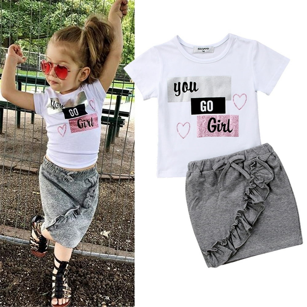 Click here for Generic 2pcs Toddler Kids Baby Girls Tops T-Shirt... prices