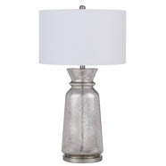 Handcrafted Lydia Glass Table Lamp with Blush Flower Petal Shade ...