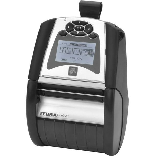 Zebra QLN320 Mobile Direct Thermal Printer, Monochrome, Portable, Label ...