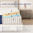 Full Size Foam Mattress in a Box,10" Hybrid Mattresses Medium Firm Bed ...